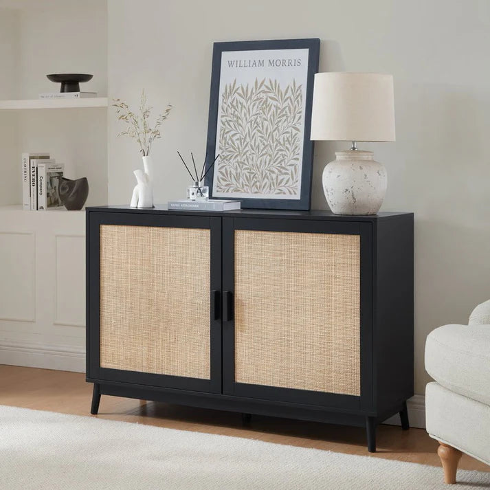 Canora Rattan Sideboard — Natural Wood | Mamta Handicraft